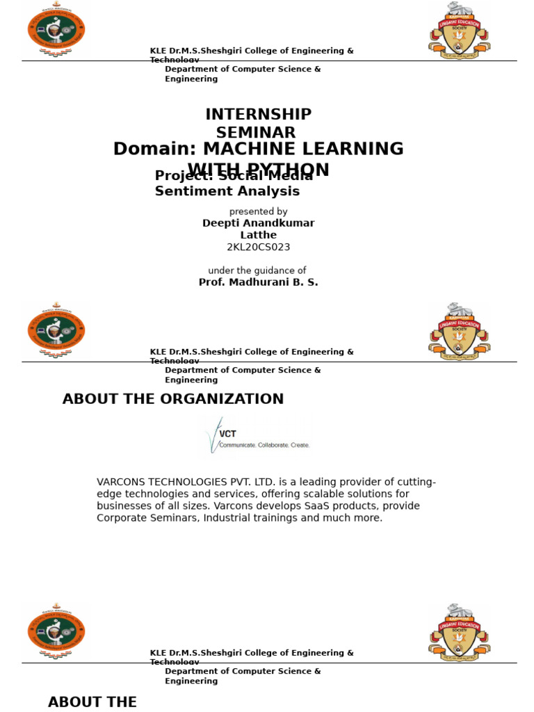 Internship | PDF | Machine Learning | Computing
