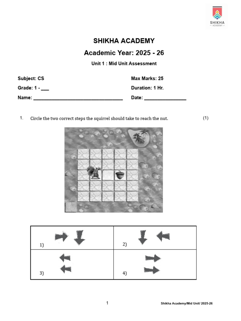Copies-75 B2B-Grade-1 Mid Unit 1 | PDF