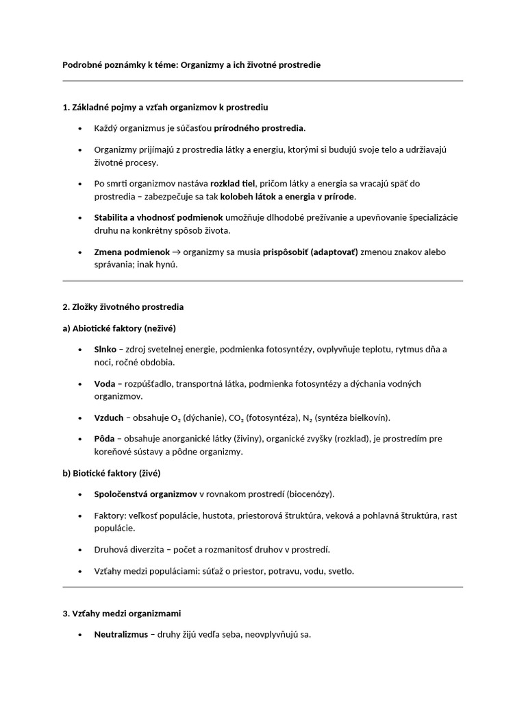 Biologia Ekosystem | PDF