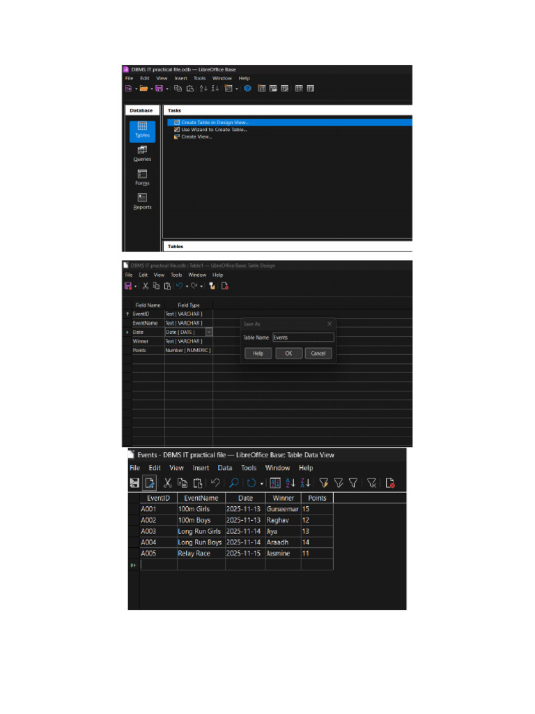 DBMS Prac File | PDF