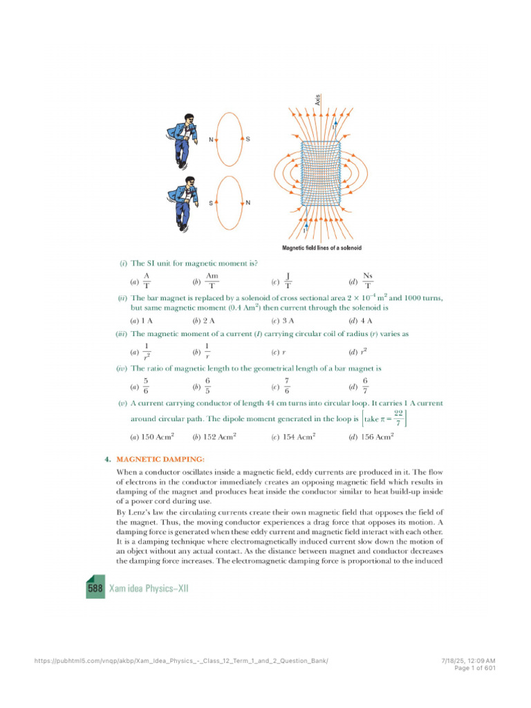Class 12 Physics Question Bank | PDF