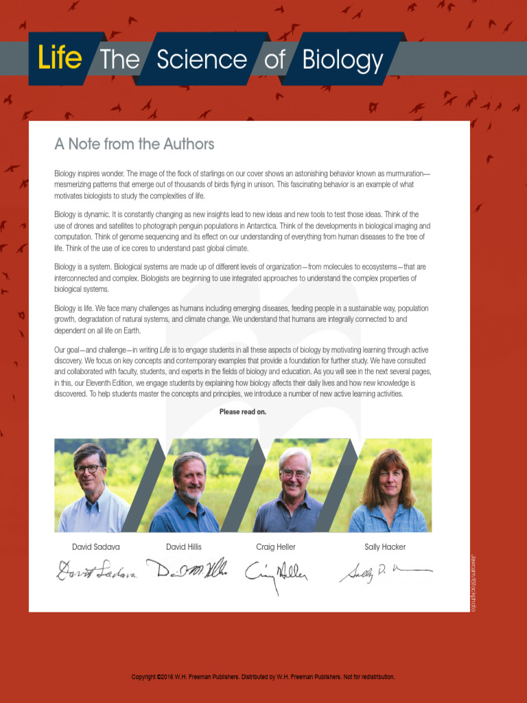 1579_Life 11e Preface Watermark | PDF | Statistics | Evolution