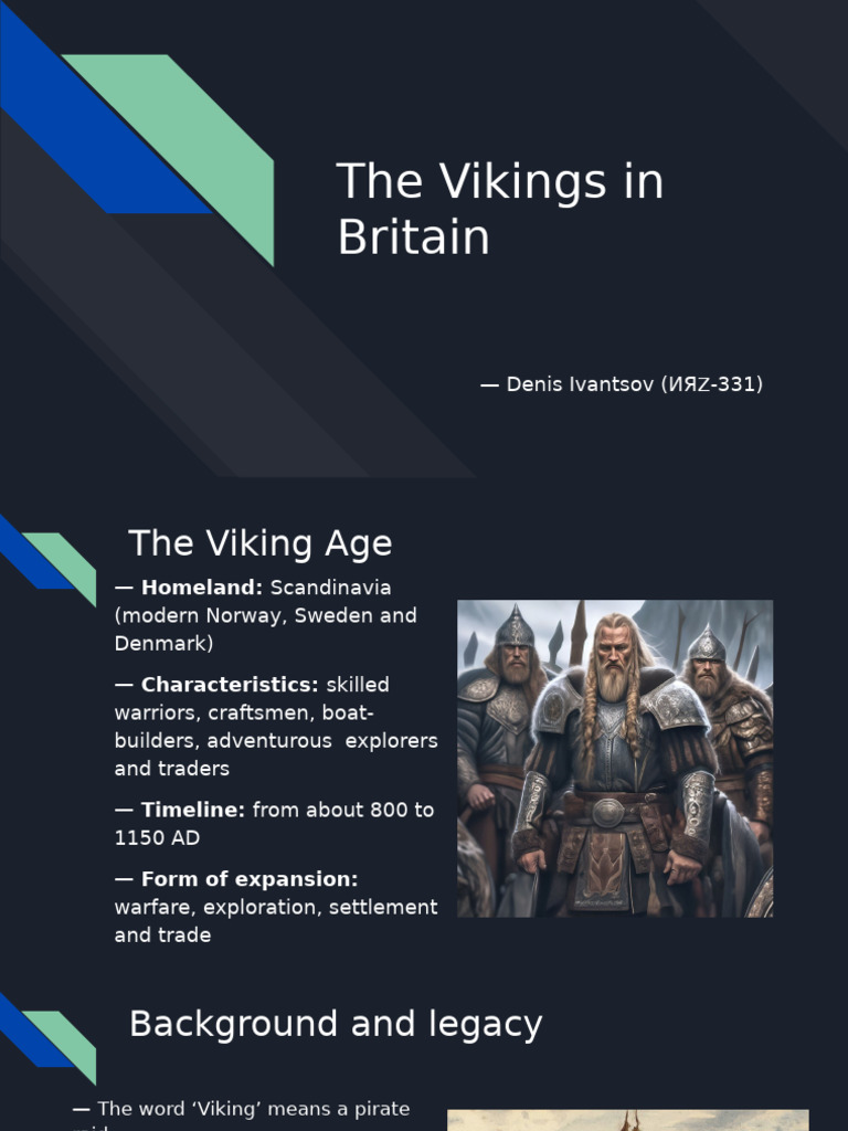 Vikings in Britain: History & Impact | PDF