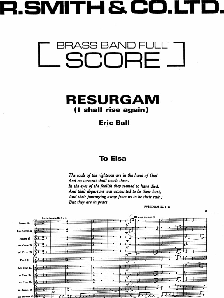 Resurgam (Score + Parts) | PDF