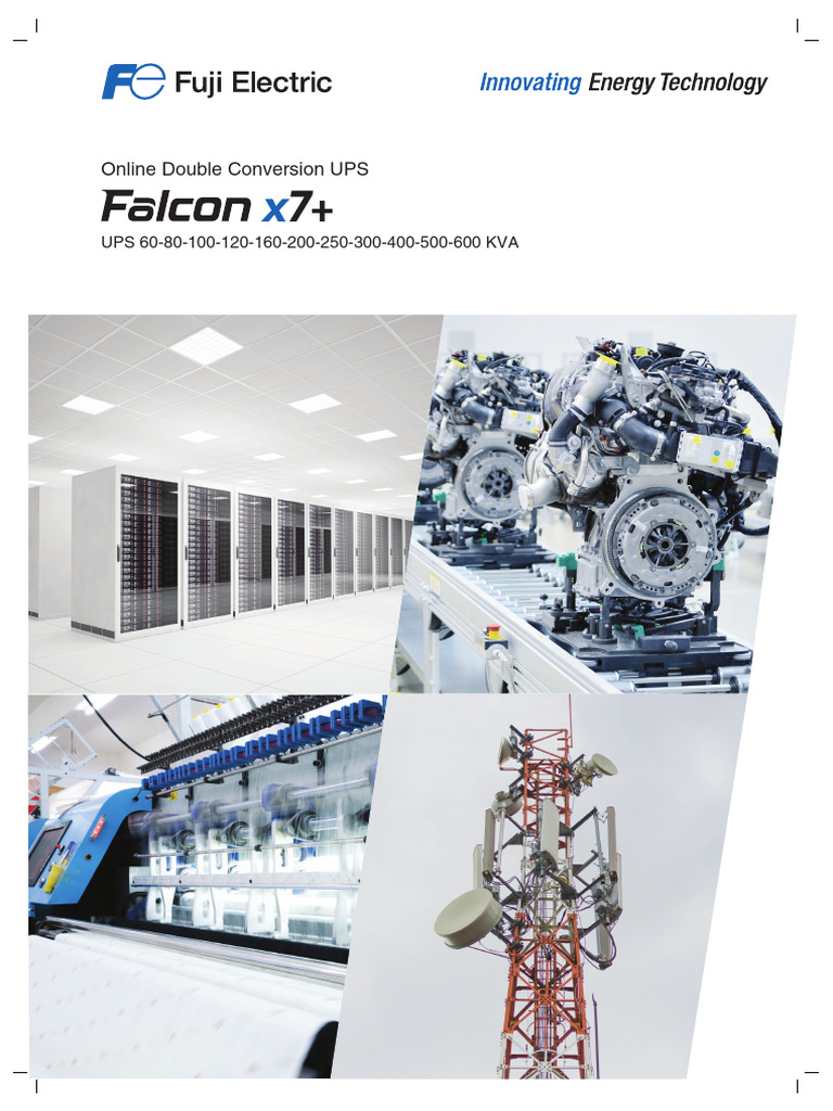 Falcon X7+ Series Online UPS Solutions | PDF | Power Inverter | Series ...