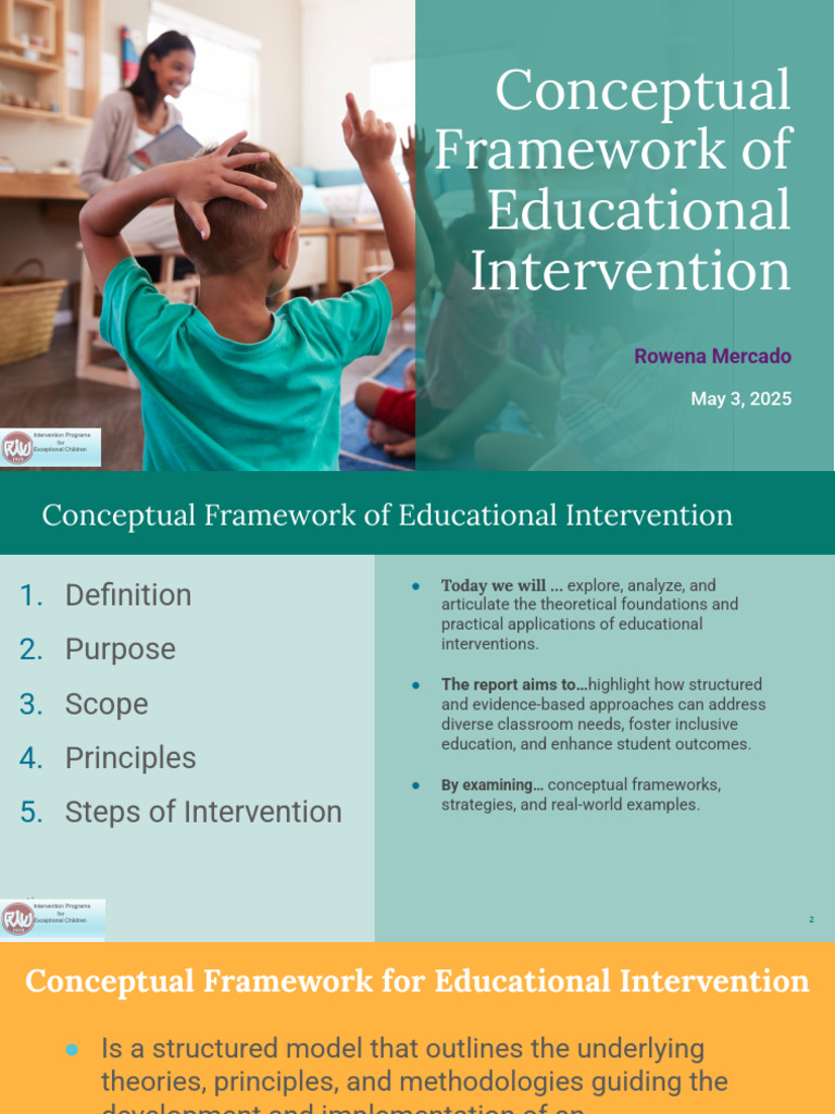 Conceptual Framework | PDF | Learning | Cognition