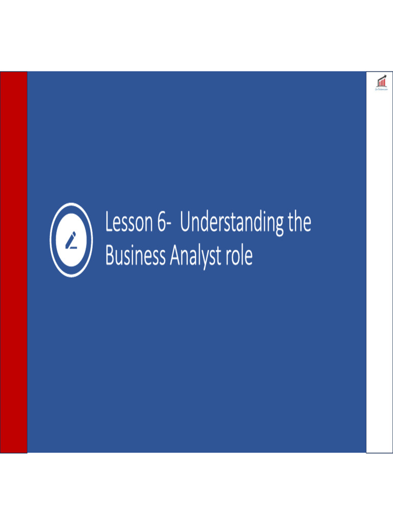 Business Analyst Role and Value Analysis | PDF | Business Analysis ...