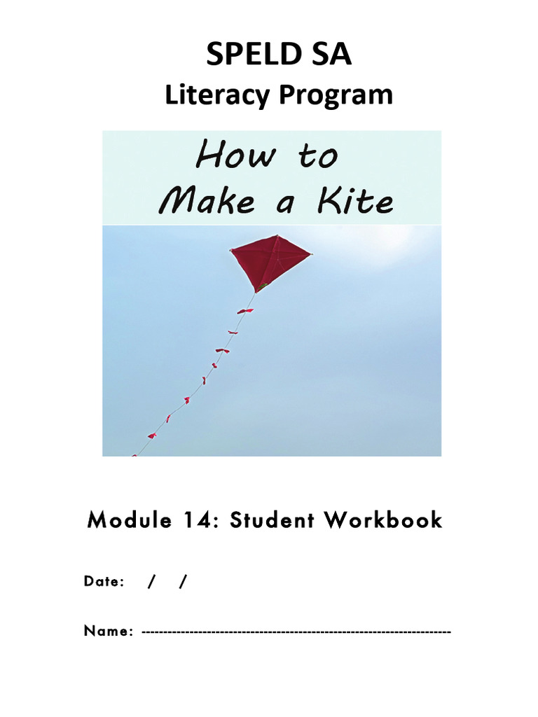 How To Make A Kite Student Workbook | PDF | Plural | Grammatical Number