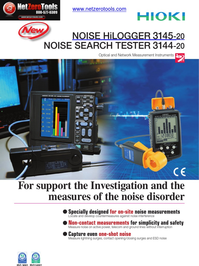 Hioki 3145 | PDF | Electrostatic Discharge | Radio