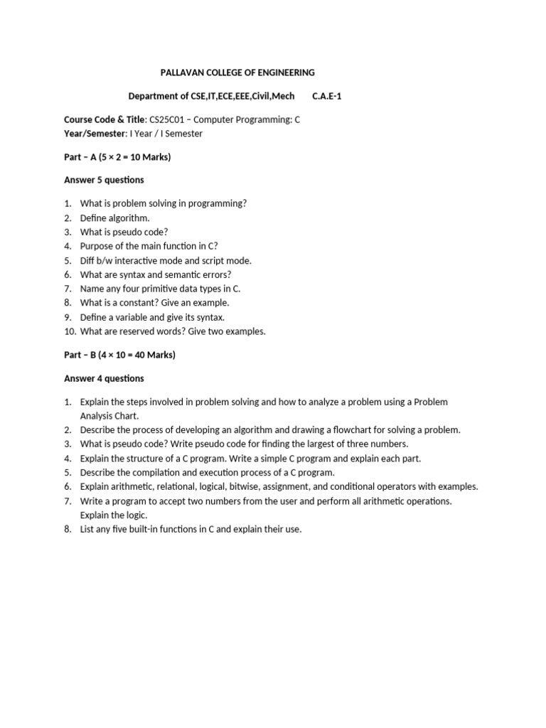 C Programming | PDF