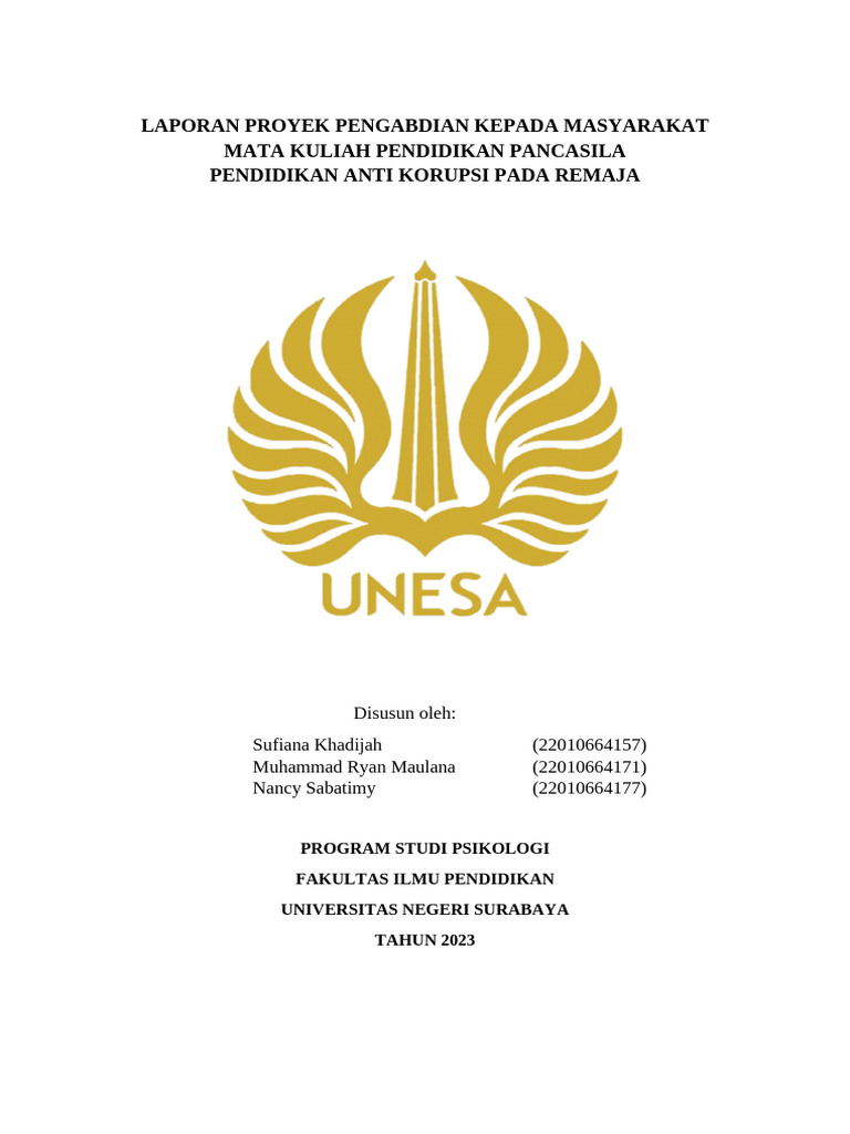 Psi 22E_Kel.10_Pendidikan Anti Korupsi | PDF