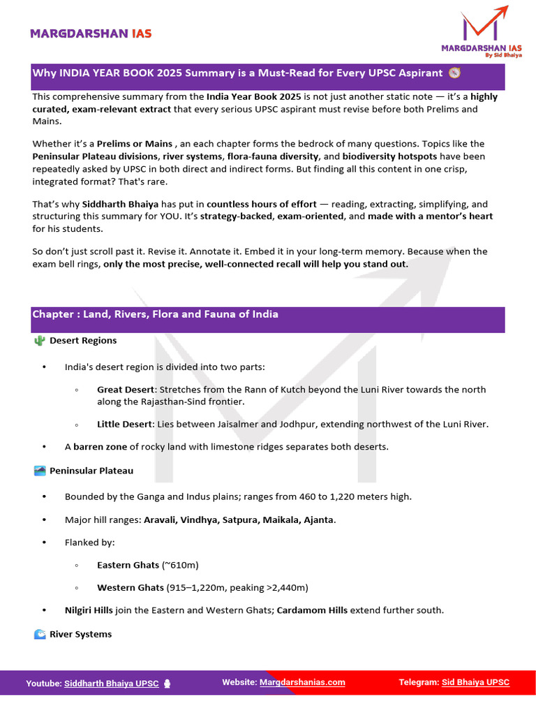 India Year Book 2025 Summary for UPSC | PDF | International Monetary Fund