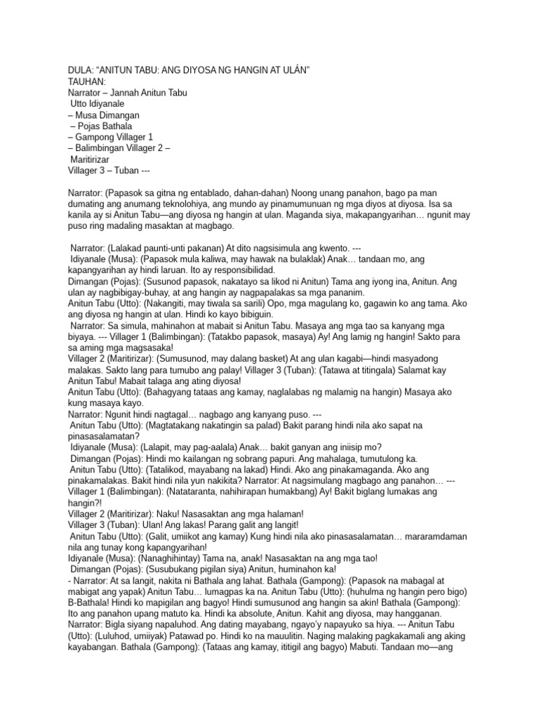 Anitun Tabu Dula Revised | PDF