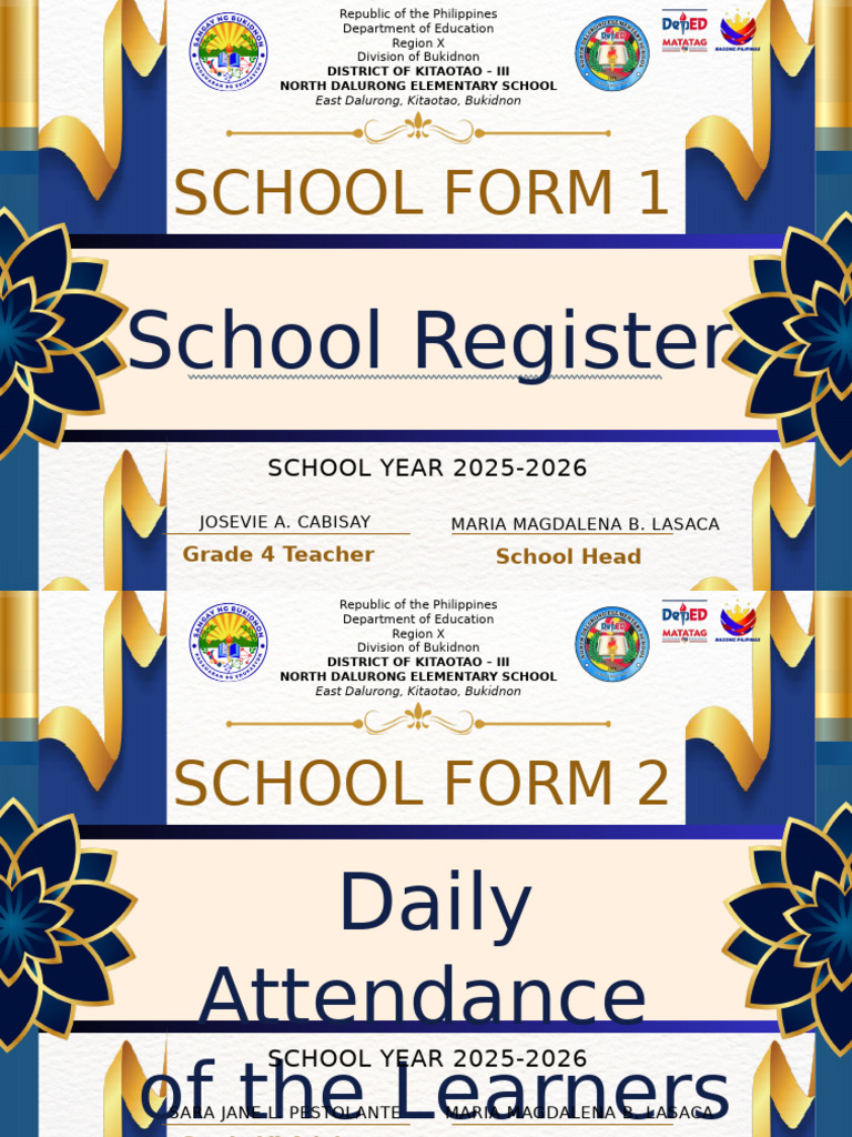 School Form Version 2 | PDF | Leadership | Teaching