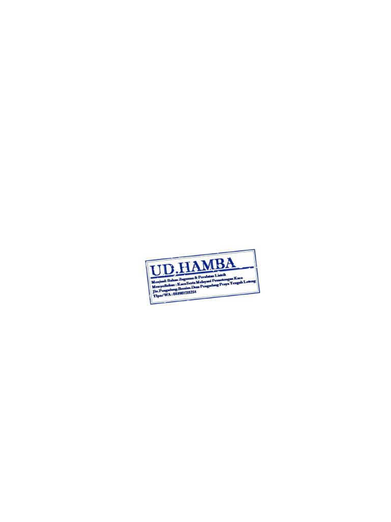 Contoh Stempel | PDF