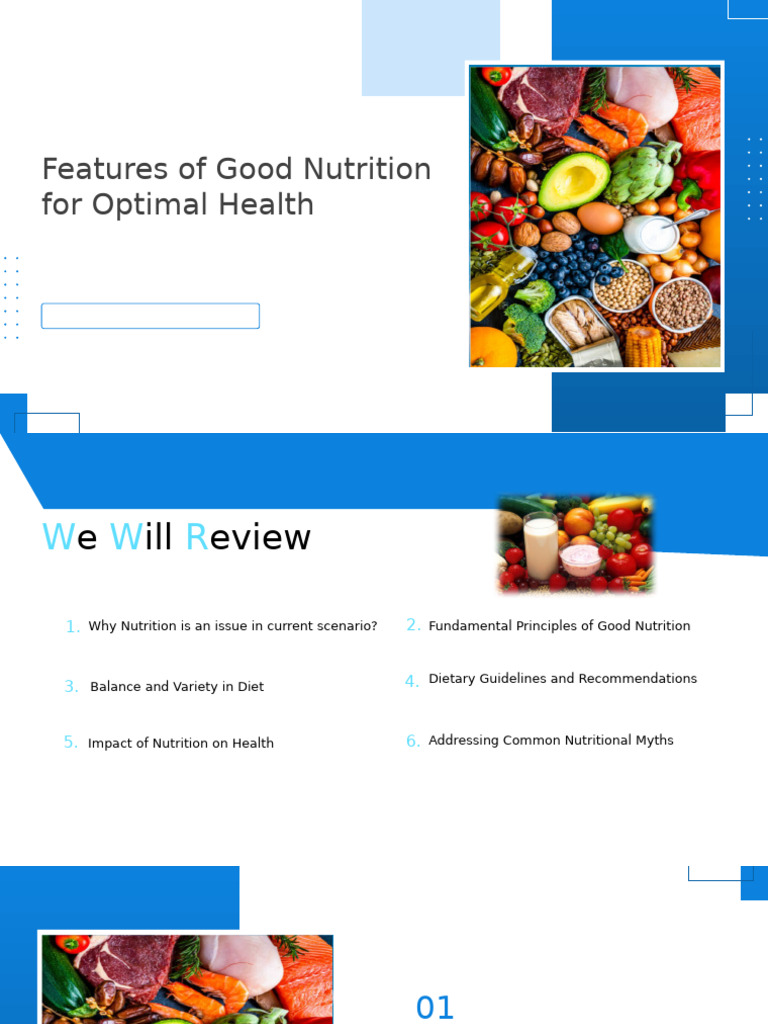 Good Nutrition For Optimal Health Through Nutrition | PDF | Nutrients ...