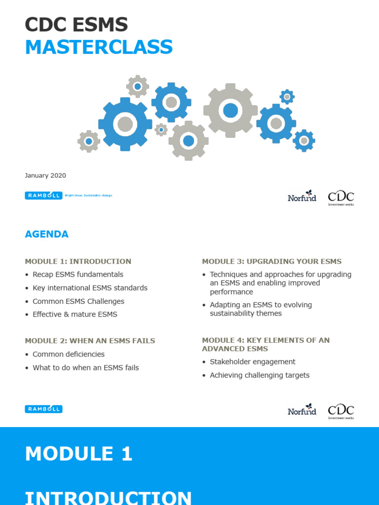 Presentation - ESMS Masterclass | PDF | Risk | Accountability