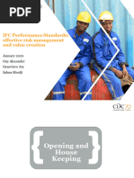 IFC Performance Standards Overview | PDF | Sustainability | Biodiversity