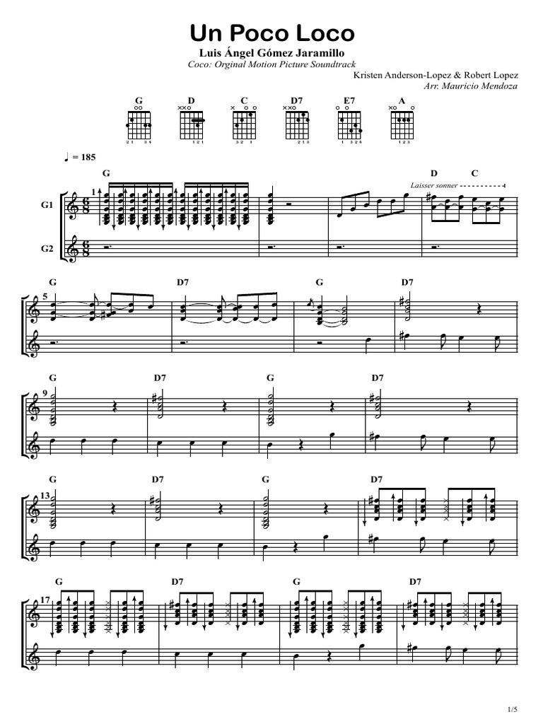 Duo - Coco - Un Poco Loco | PDF