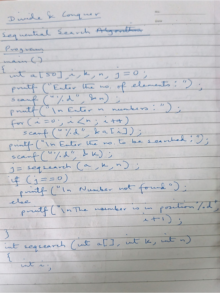 Searching Algorithm | PDF