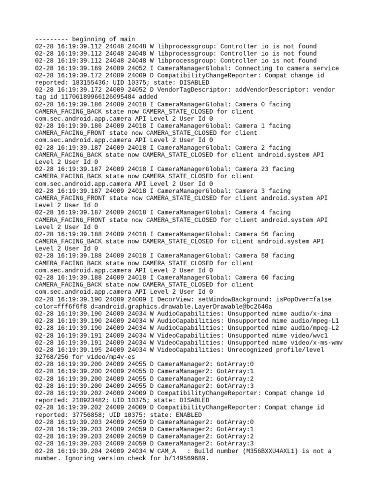 logcat1740737978996 | PDF | Computing Platforms | Software Engineering