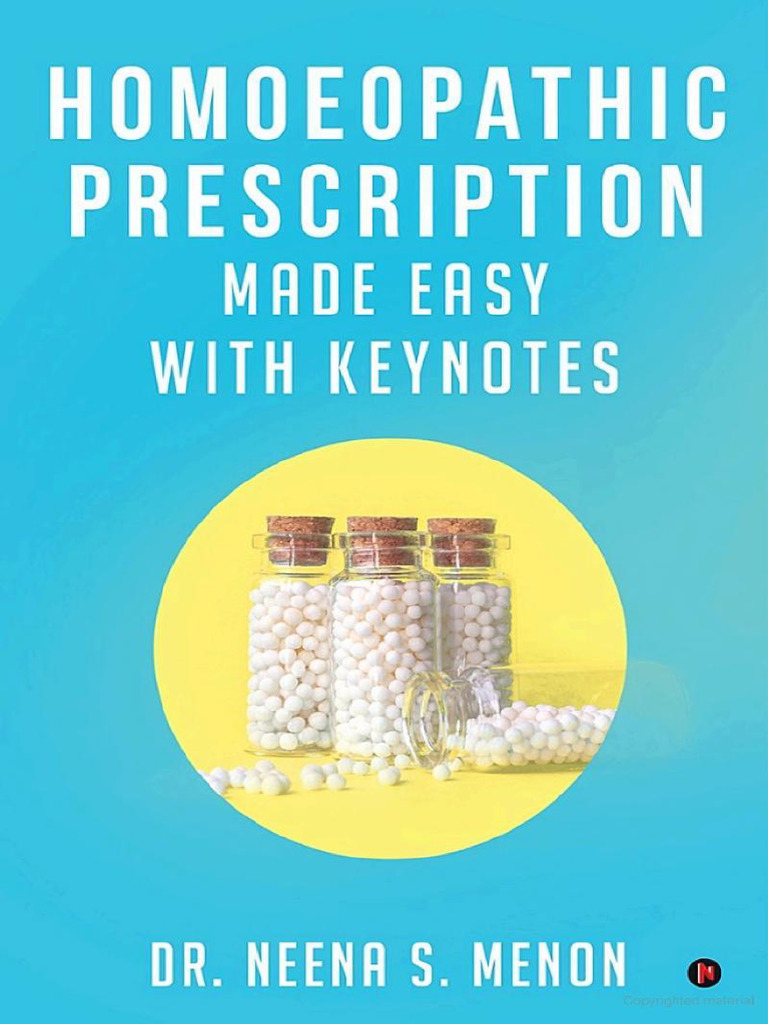 Sample Homeopathic Prescrition Made Easy Wih Keynotes | PDF