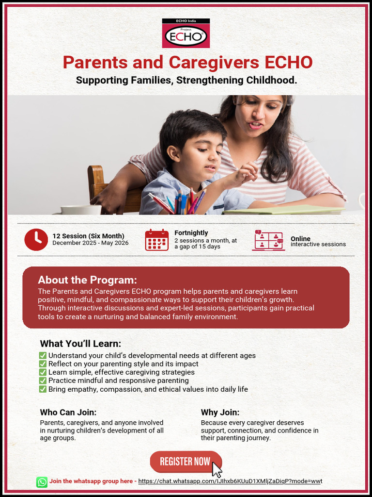 Parents and Caregivers ECHO Flyer | PDF