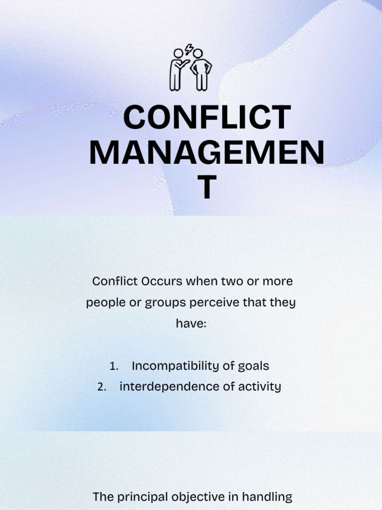Conflict Resolution | PDF | Conflict Resolution | Psychological Concepts