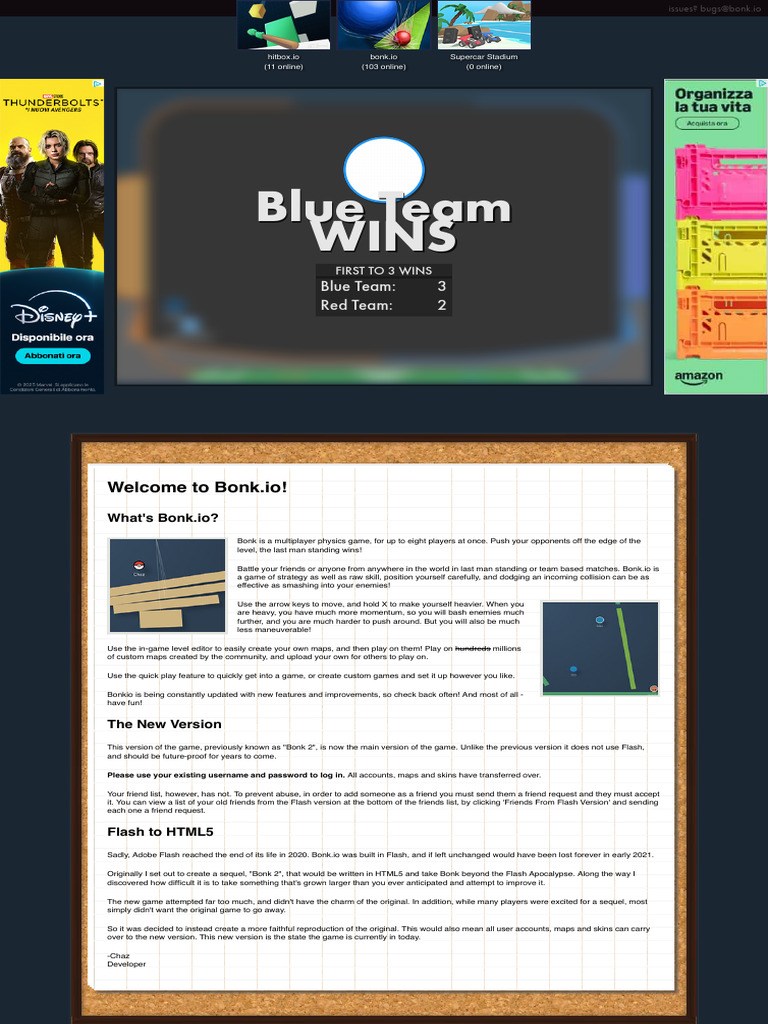 Bonk.io - Official Site Play Bonk Here! 2 | PDF | Adobe Flash