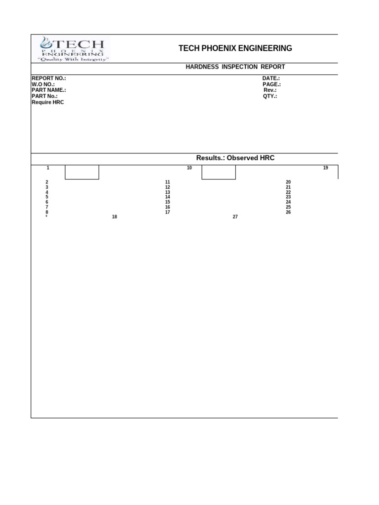 22 - Hardness Test Report | PDF