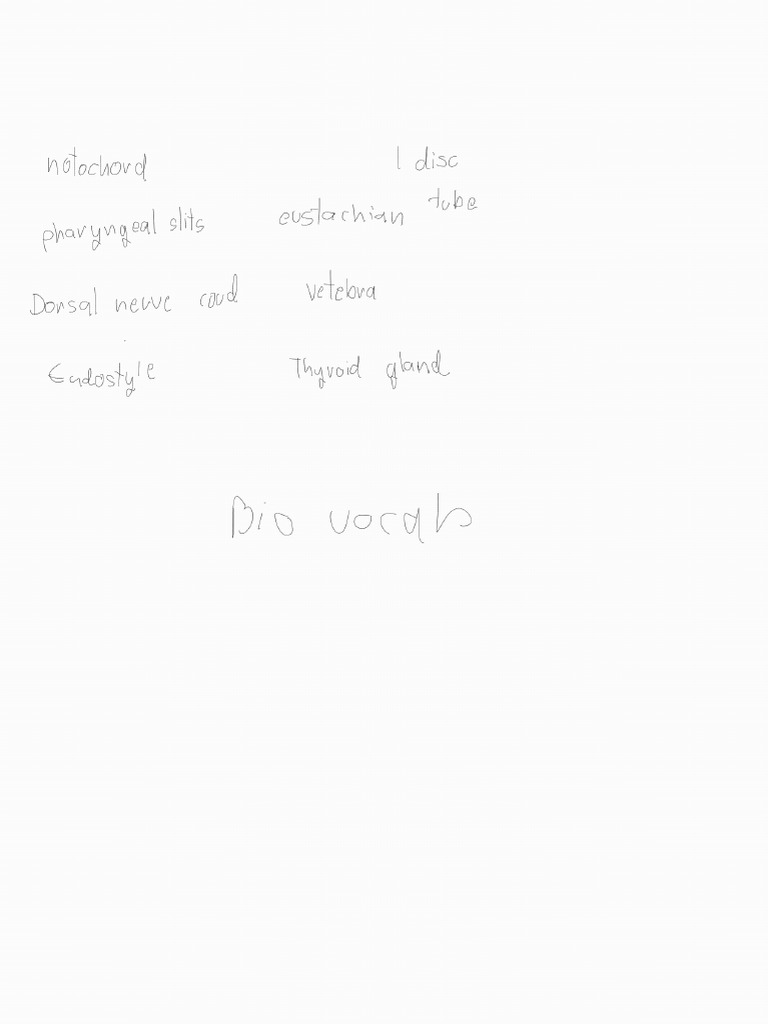 Bio Vocab | PDF