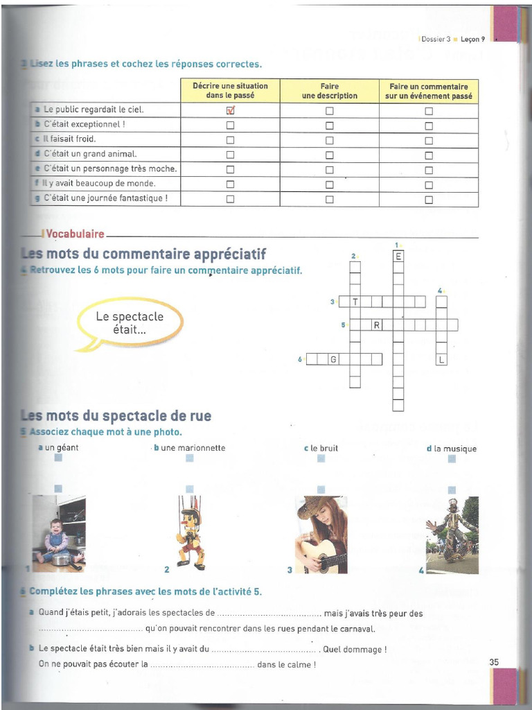 Imparfait | PDF