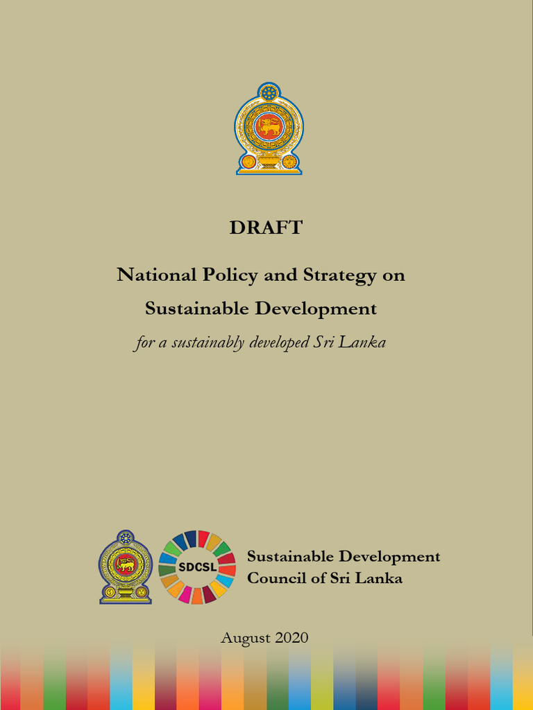 Sri Lanka National Sustainable Development Policy | PDF | Agriculture ...