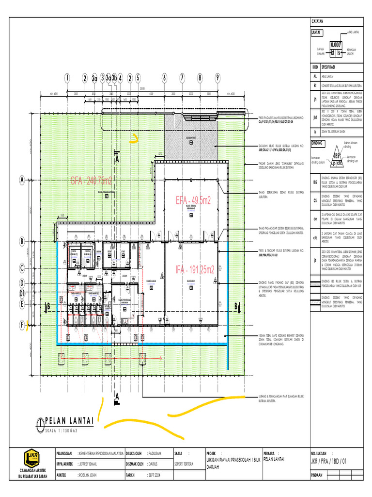 Site Layout (Zoom In) Pages From PAP 2024 PRASEKOLAH 1BD | PDF