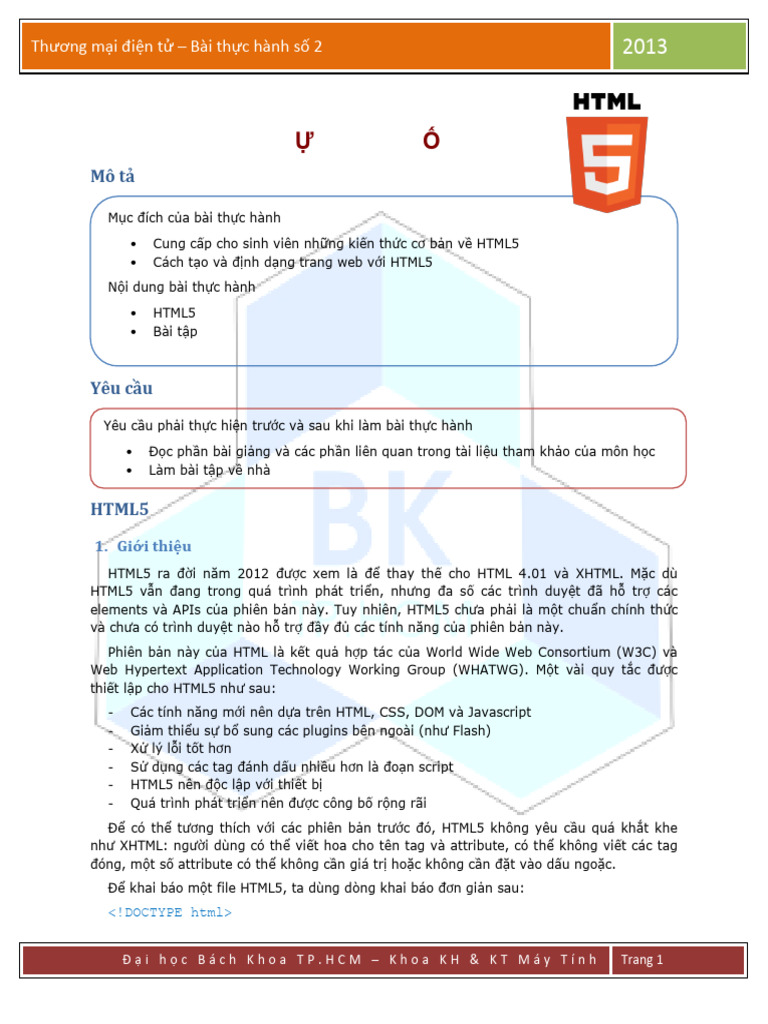 Lab1 HTML Part2 Html5 | PDF