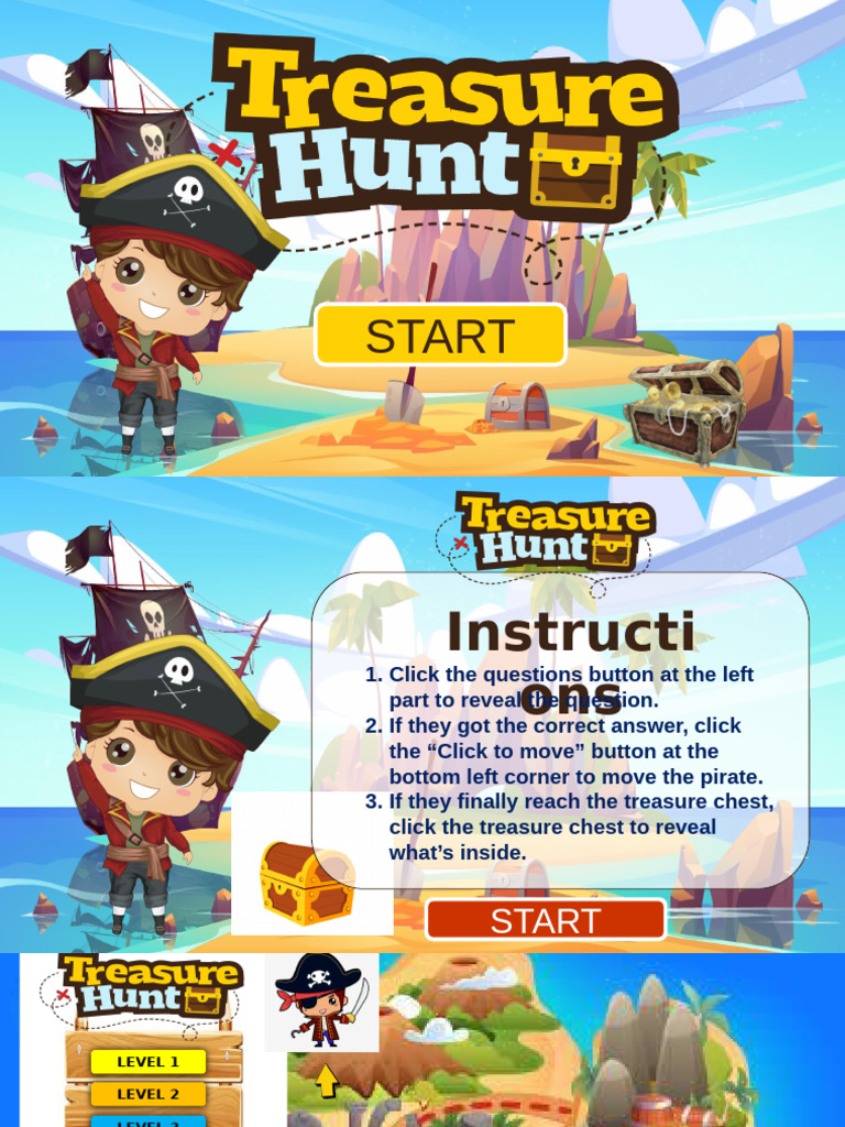 34B8Treasure Hunting Powerpoint Template | PDF