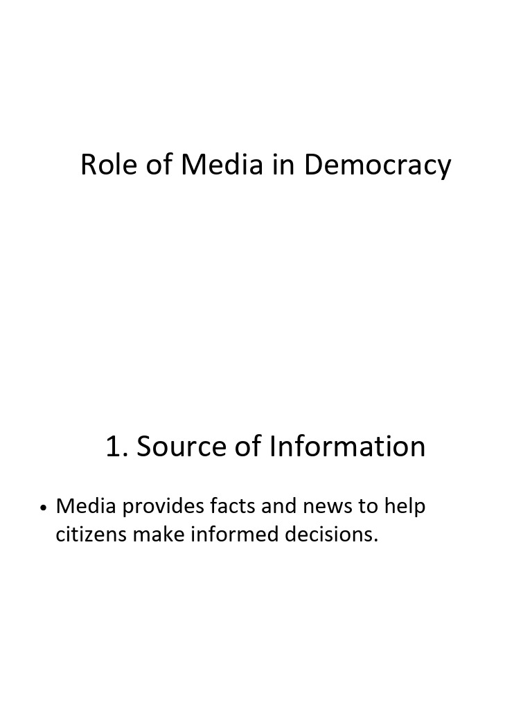 Role of Media in Democracy Presentation - PPTX 20251119 164008 0000 | PDF