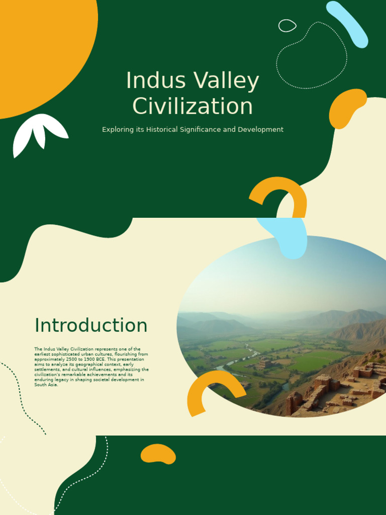 Indus Valley Civilization Overview | PDF | Civilization | City