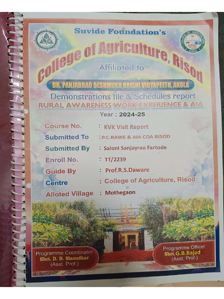 KVK Visit Reference Manual - Compressed | PDF