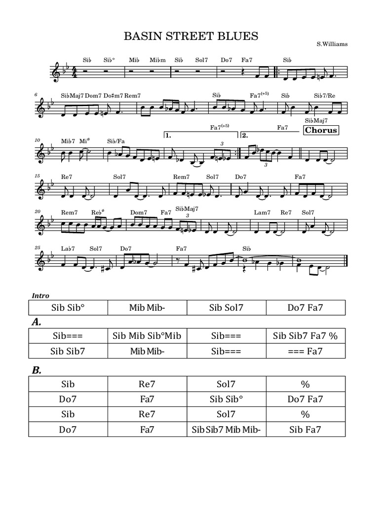 06 Basin Street Blues Ok | PDF