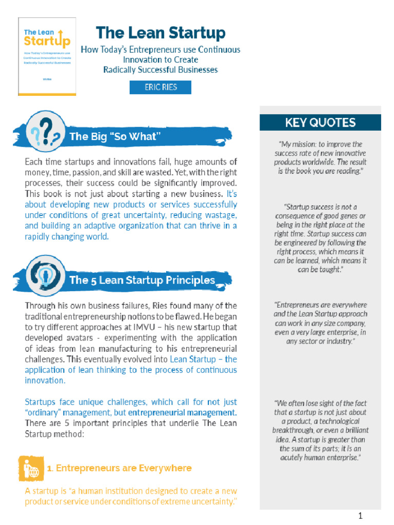 Day 81 - The Lean Startup | PDF