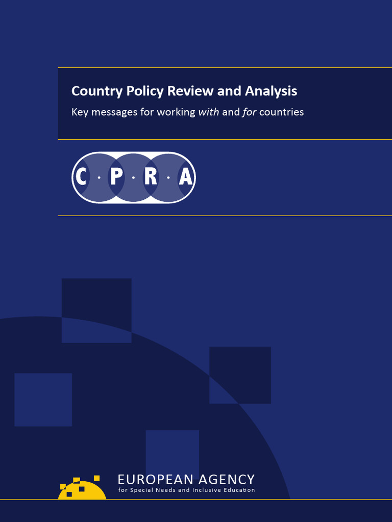 Country Policy Review for Inclusive Education | PDF | Policy ...