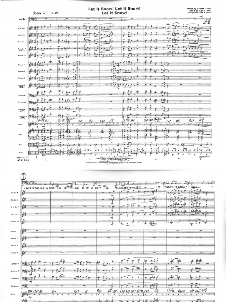 Let It Snow - Score | PDF