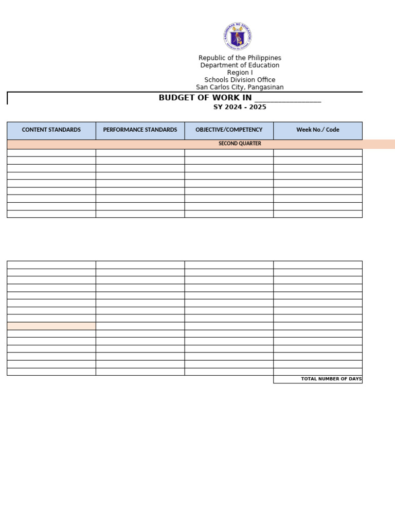 Subject Q2 Bow Sy 2024 2025 | PDF