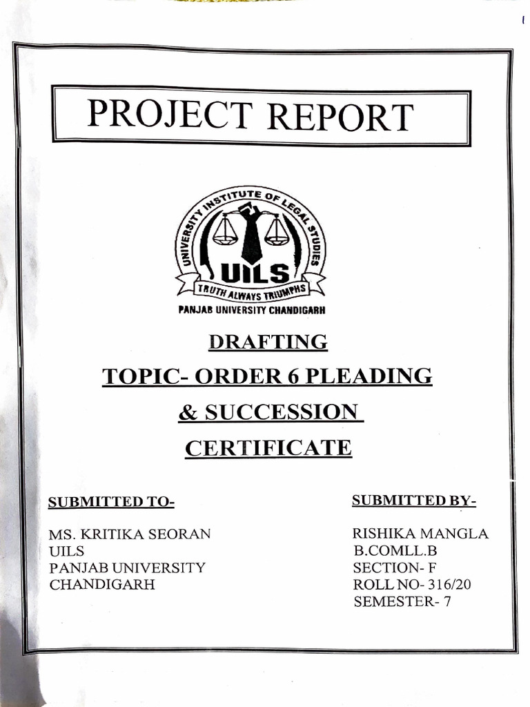 Succession Certificate | PDF