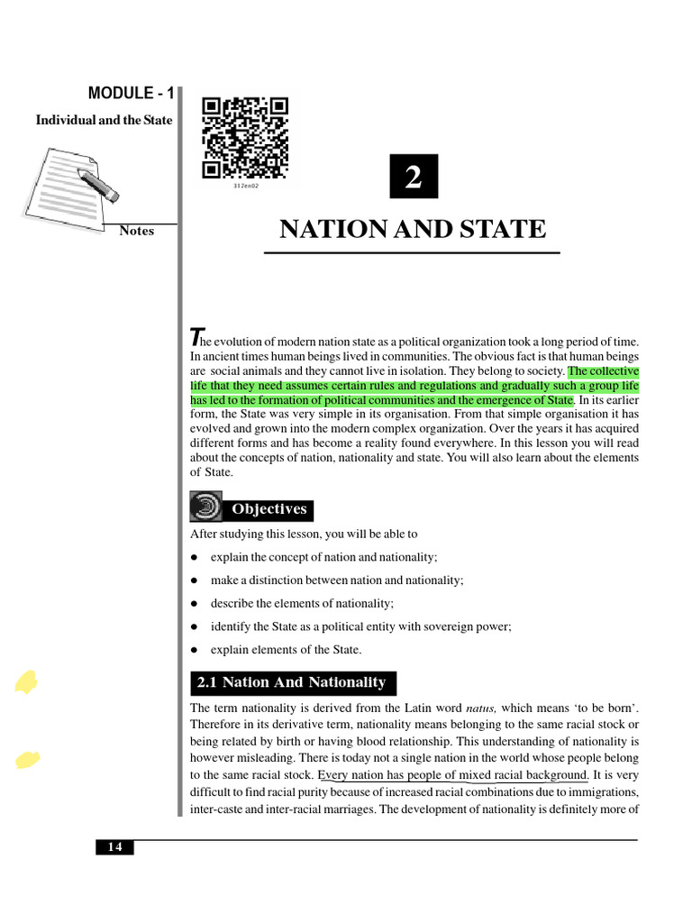 Nation-Nation State | PDF | State (Polity) | Nation