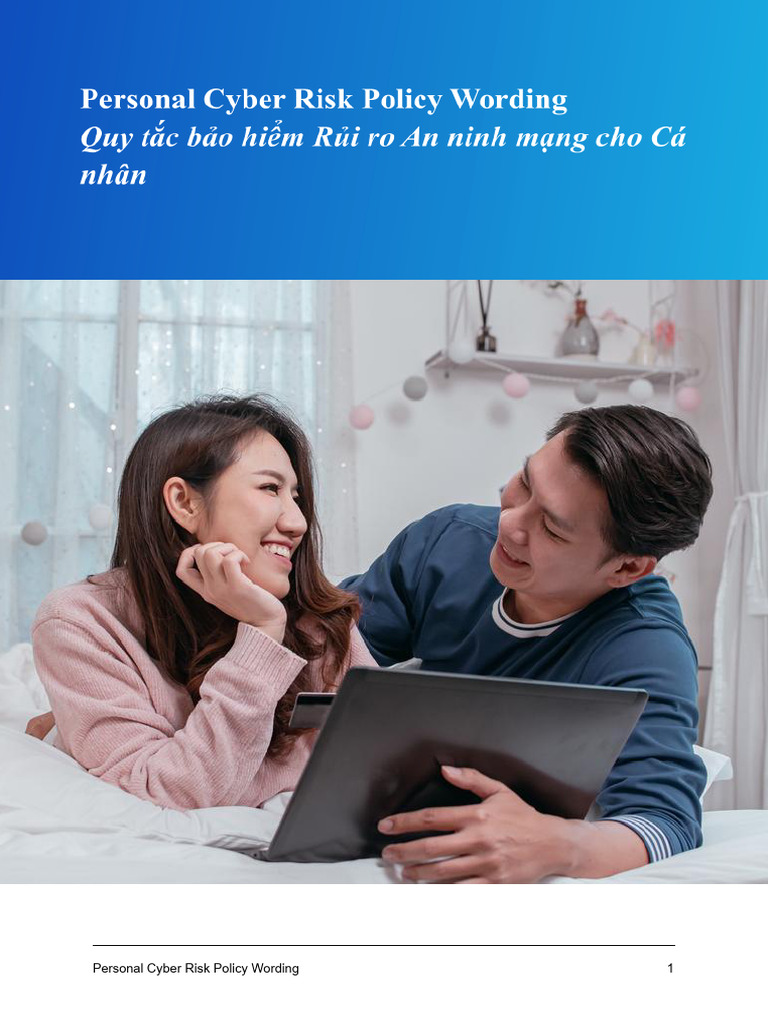 Dieu Khoan Personal Cyber Risk Policy Wording | PDF | Social ...