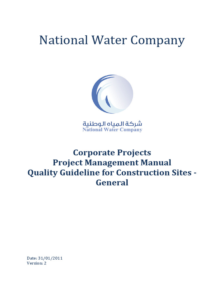 NWC Quality Guidelines for Construction | PDF | Project Management ...