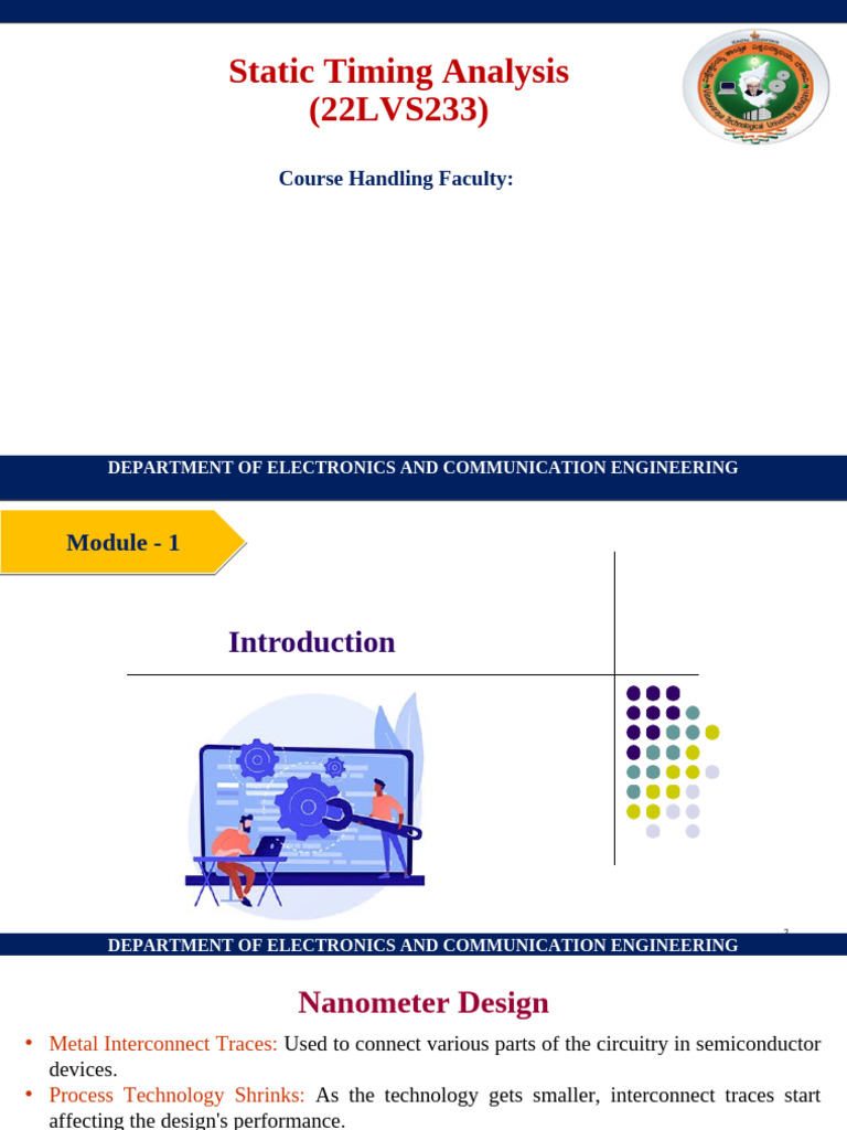 Static Timing Analysis in Nanometer Design | PDF | Cmos | Logic Gate