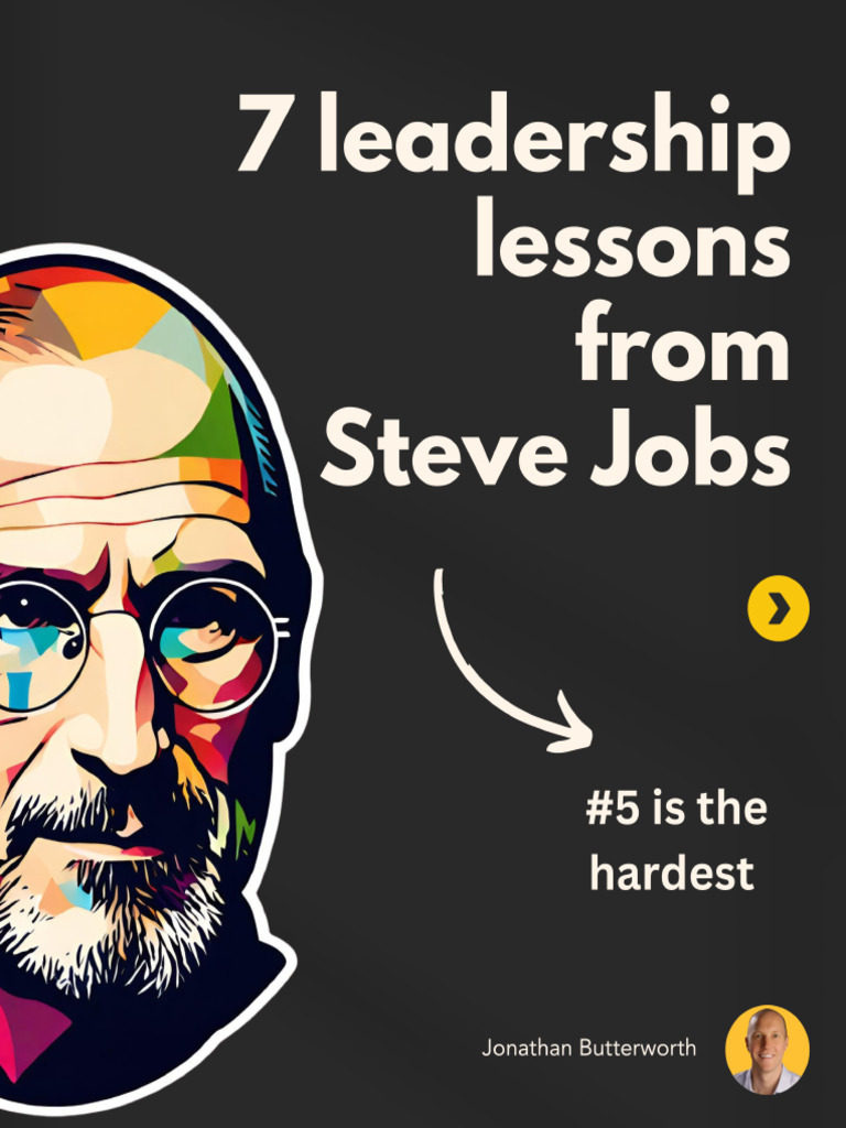 7 Leadership Lessons From Steve Jobs | PDF
